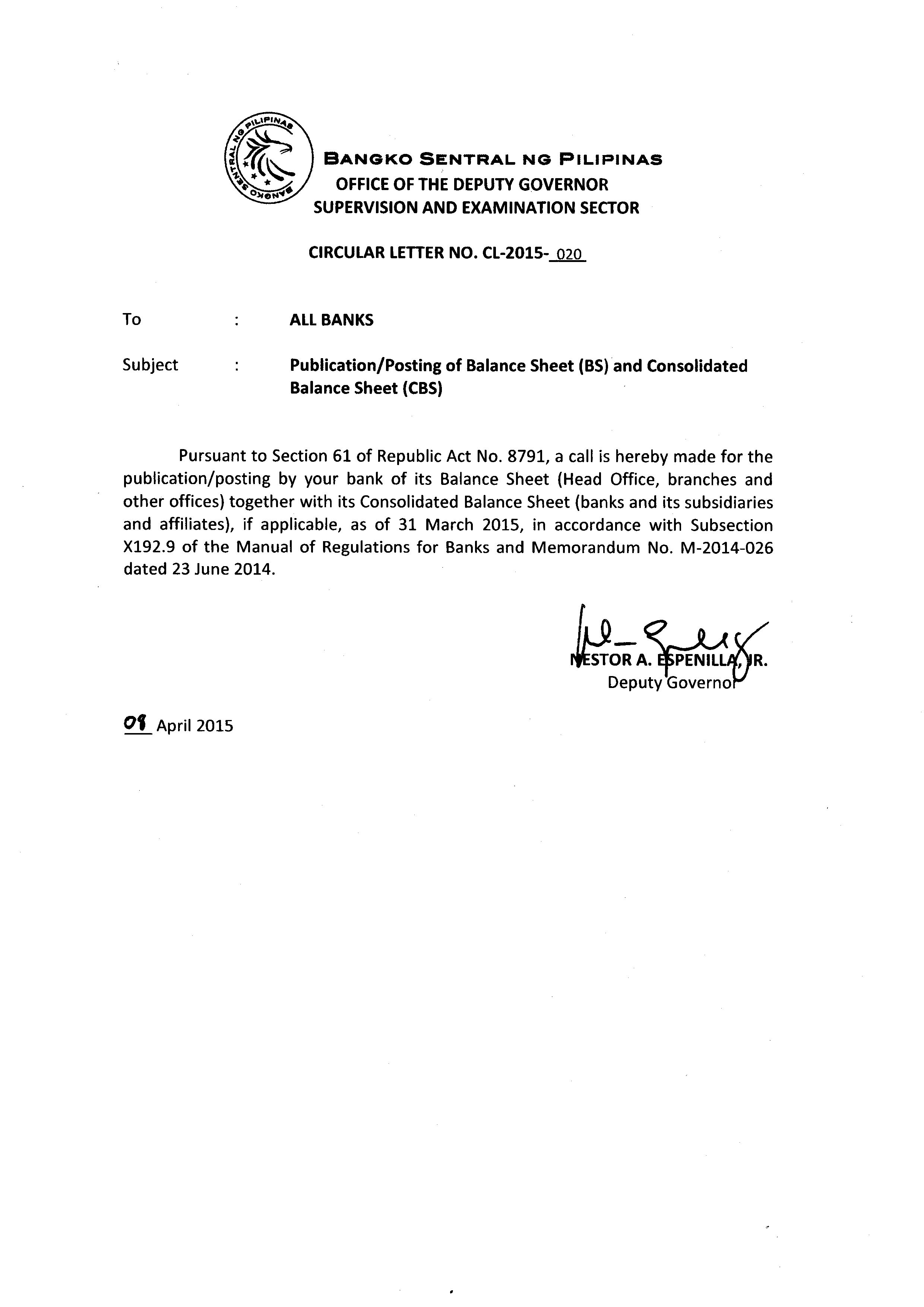 Circular Letters And Memoranda Page 5 Rural Bankers Association Of The Philippines